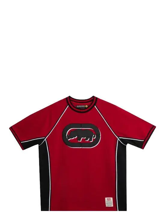 ECKO Rhino Raglan Insert Top - Red/black