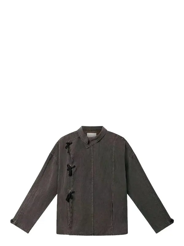 MARANT Sinoe Oversized Linen Jacket - Black