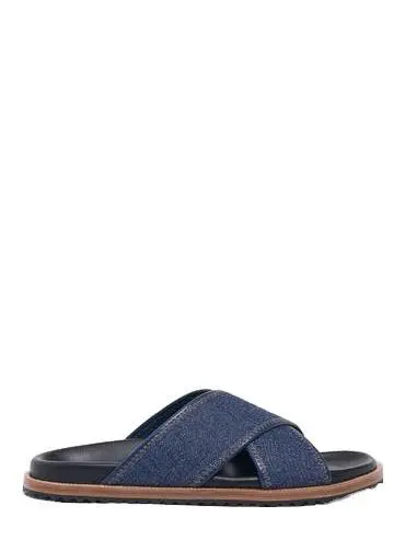 Marion Parke Avery Denim Slides - Navy Denim