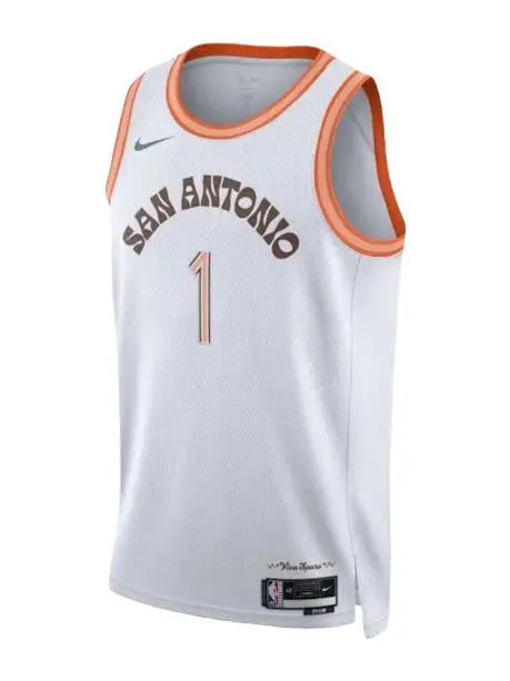 Nike Nba San Antonio Spurs Victor Wembanyama 2023/24 City Edition Swingman Jersey - White