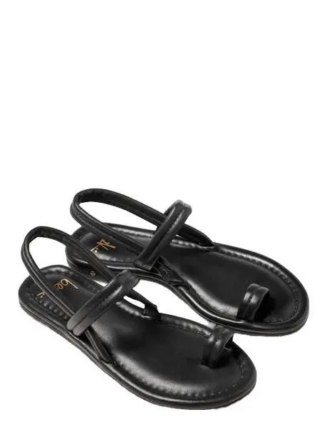 Beek Pavo Toe Loop Sandal - Black