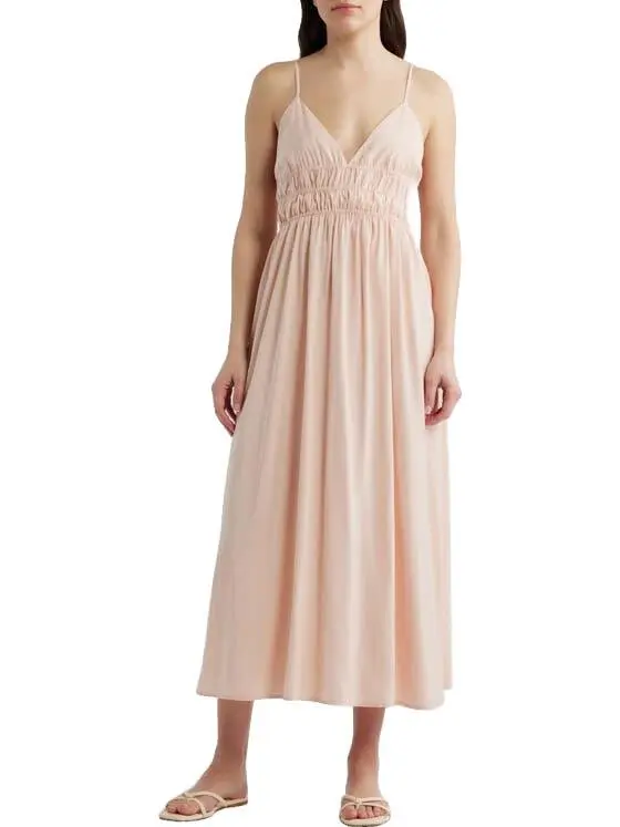 Deluc Leros Strappy Maxi Dress - Pink