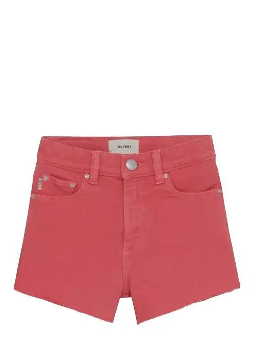 DL1961 Lucy Cut-off Shorts - Raspberry