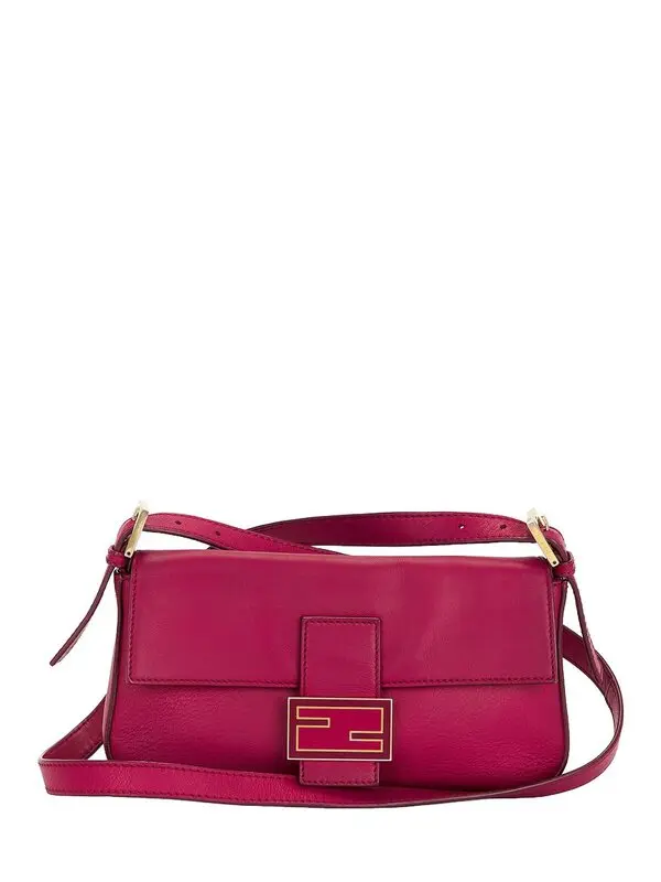 Fendi Baguette Shoulder Bag - Red