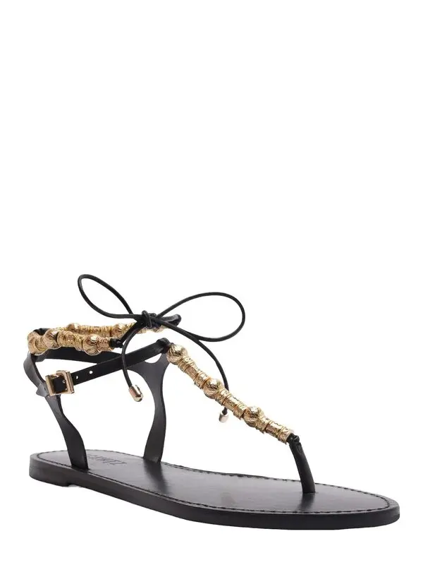 Schutz Nia Ankle Strap Sandal - Black