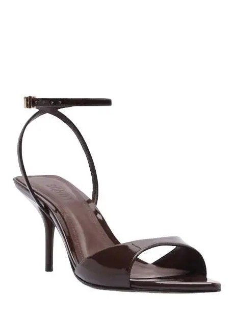 Schutz Elodie Ankle Strap Sandal - Root Brown
