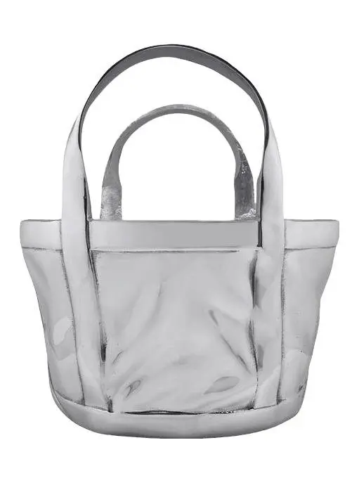MARIPOSA Wine Bucket Tote - Silver