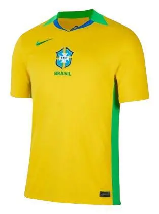 Nike Brasil 2025 Home Stadium Drifit Jersey - Yellow