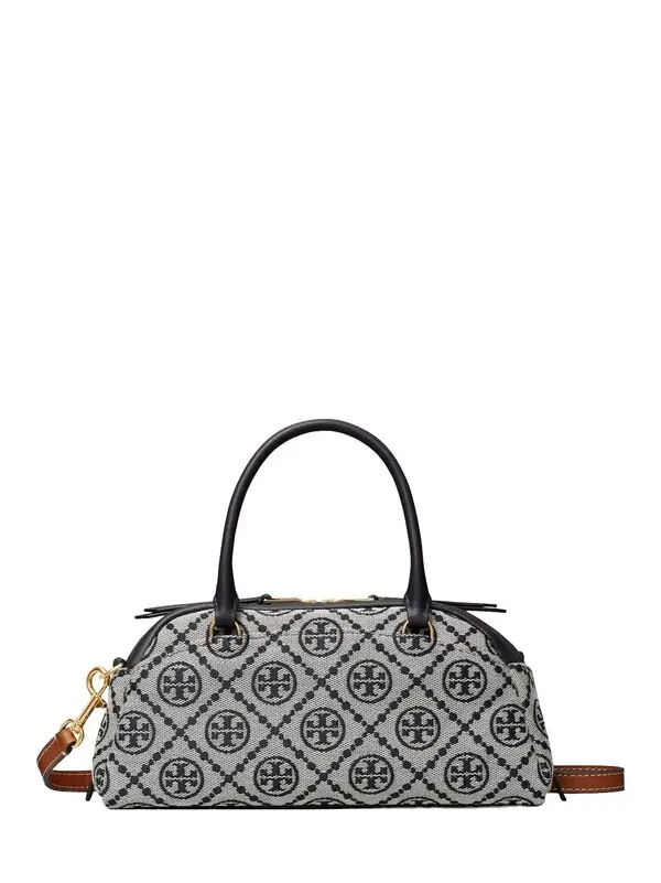 Tory Burch Small Bowler Top Handle Bag - Tory Navy