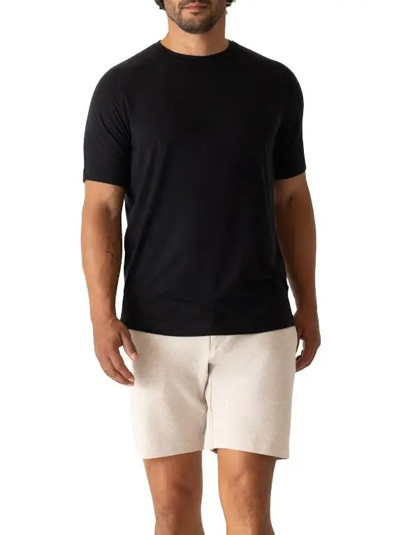DEKE Raglan Sleeve T-shirt - Black