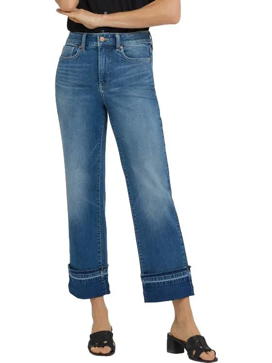 NYDJ Bailey High-waist Ankle Relaxed Straight-leg Jeans - Sun Soak