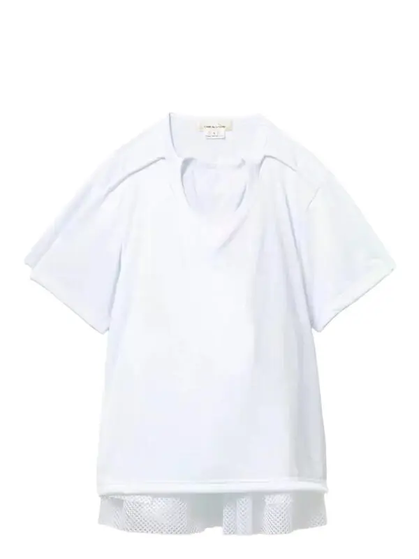 Comme Des Garçons Layered T-shirt - White