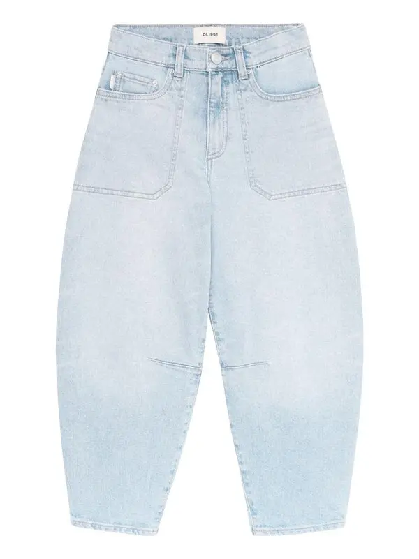 DL1961 Kenzy Barrel Leg Jeans - Light Fjord