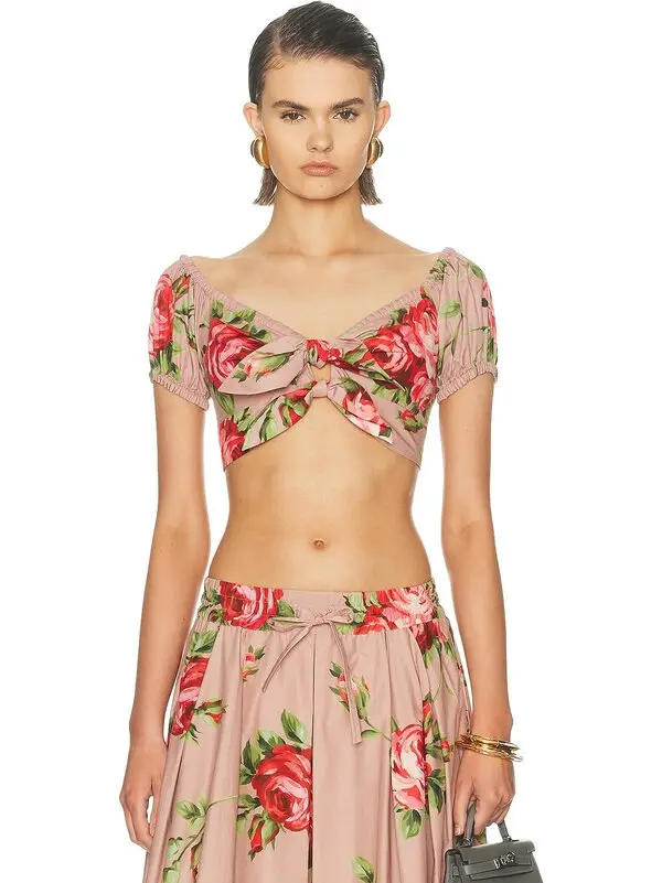 Dolce & Gabbana Cropped Top - Rosa