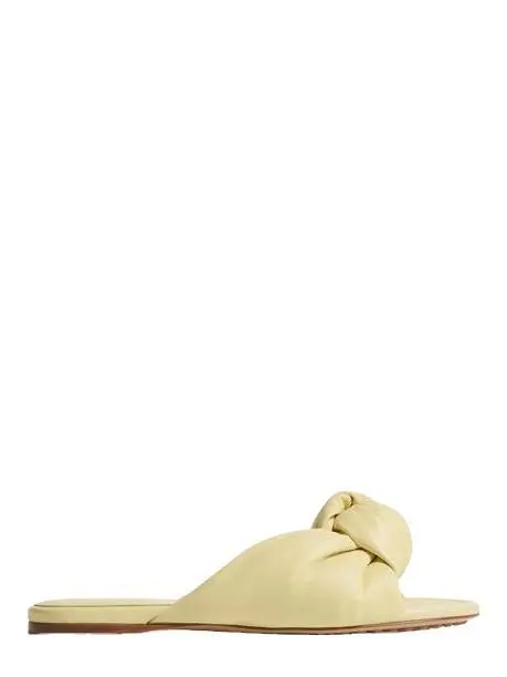 Bottega Veneta Flat Slide Sandal - Butter Yellow