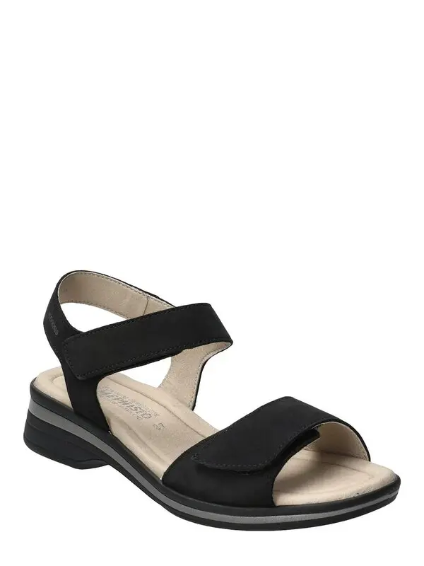 Mephisto Floraline Ankle Strap Sandals - Black