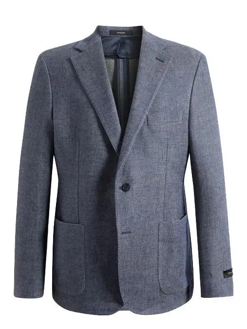Vince Icon Relaxed-fit Sport Coat - Denim