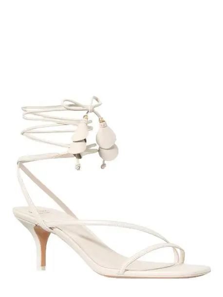 Kate Spade New York Ankle Wrap Sandal - Cream