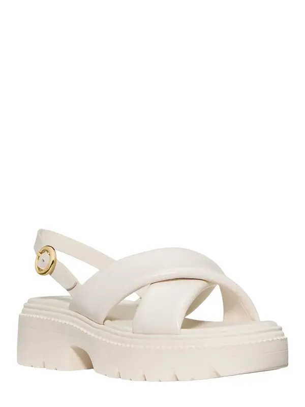 Kate Spade New York Slingback Platform Sandals - Cream