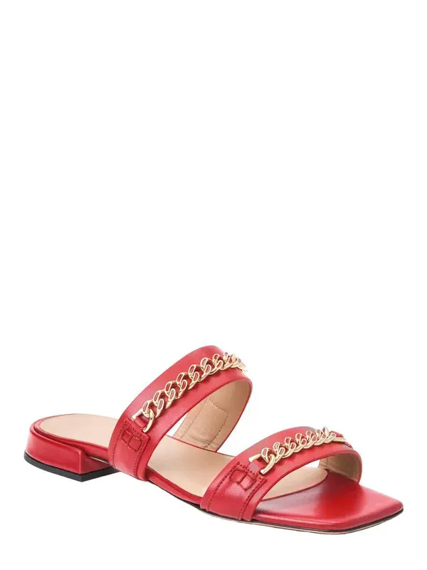 Bruno Magli Brunella Slide Sandal - Berry Nappa