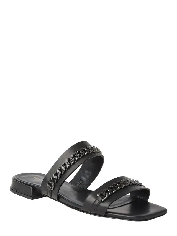 Bruno Magli Brunella Slide Sandal - Black Nappa