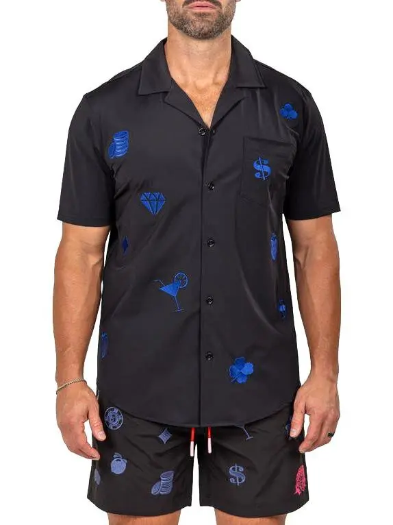MACEOO Marthy Camp Shirt - Black