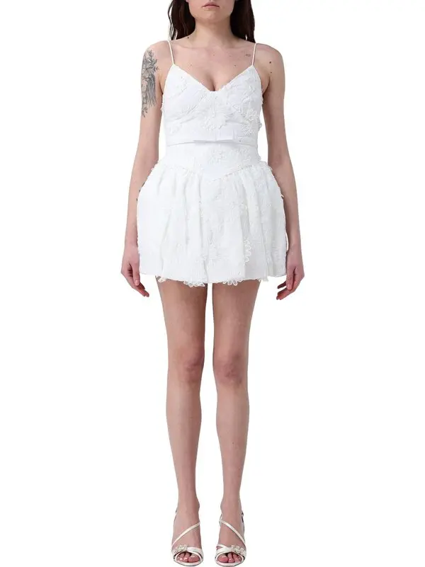 SELF-PORTRAIT Mini Dress - White