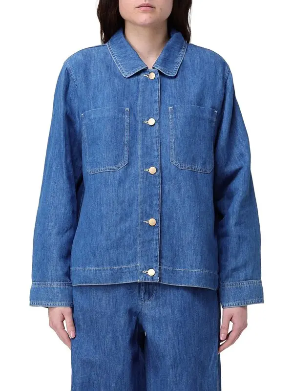 Max Mara Cotton Denim Shirt - Navy