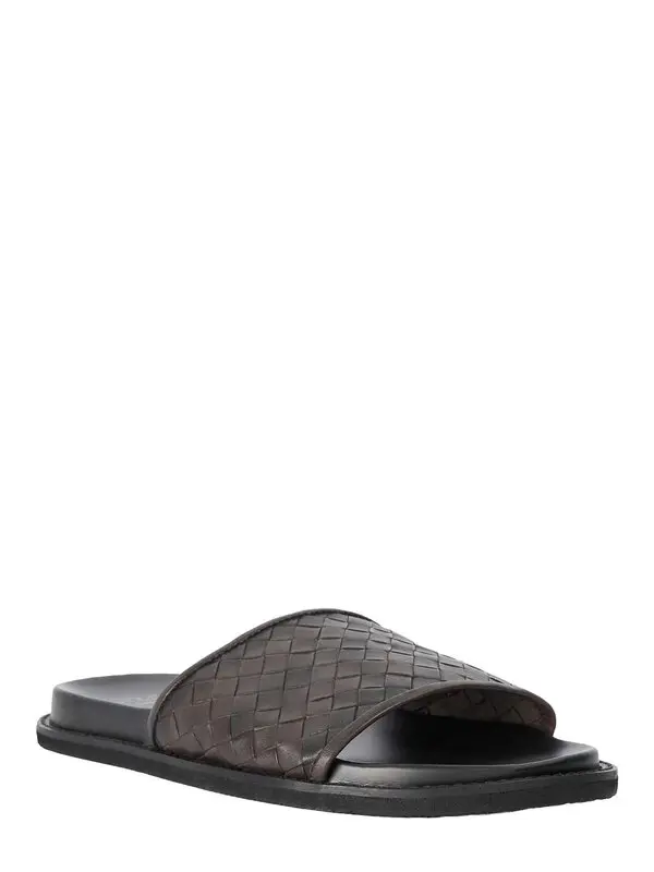 Dune London Ivar Slide Sandal - Brown