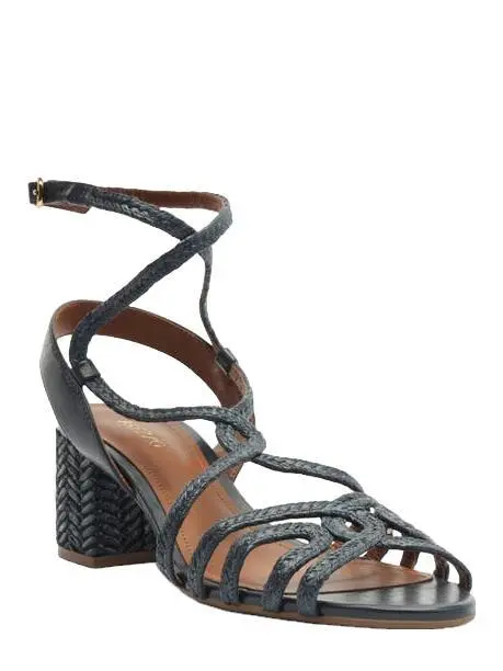 AREZZO Aria Ankle Strap Sandals - Petroleo/navy Nautical