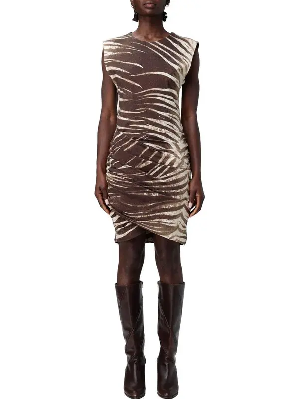 Just Cavalli Printed Dress - Brown