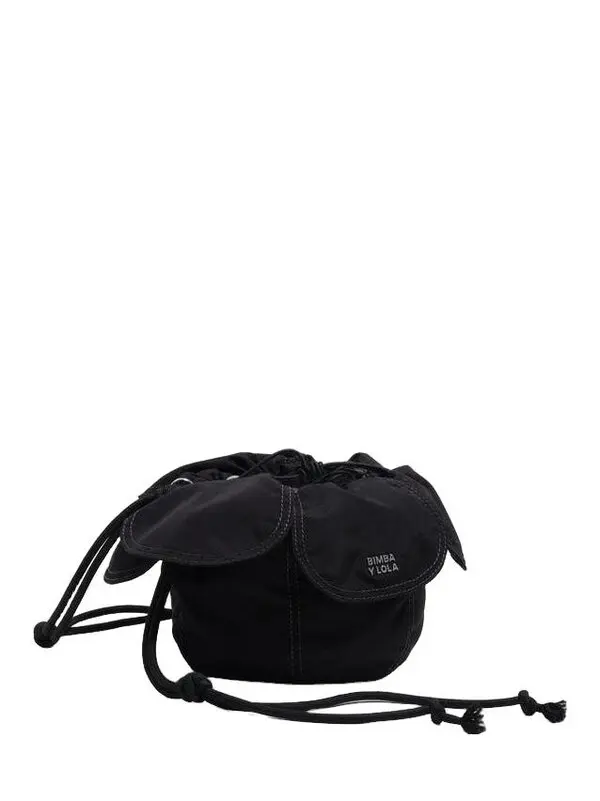 Bimba Y Lola Woven Petalo Bag - Black