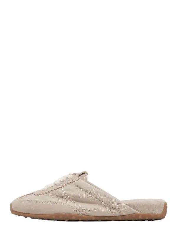 Bimba Y Lola Suede And Fabric Mule Sneakers - Beige