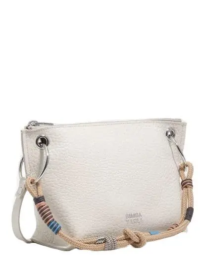Bimba Y Lola Trapezium Leather Bag - Off White