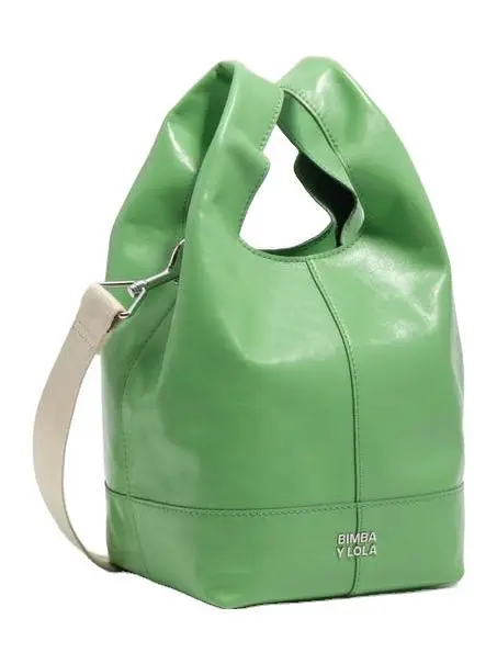 Bimba Y Lola Leather Tote Bag - Emerald