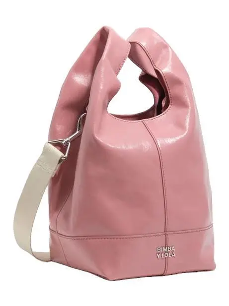 Bimba Y Lola Leather Tote Bag - Pink
