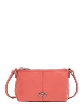 Bimba Y Lola Micro Leather Crossbody Bag - Coral