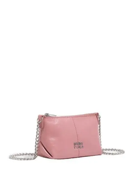 Bimba Y Lola Micro Leather Crossbody Bag - Pink
