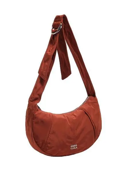 Bimba Y Lola Medium Moon Bag - Rust