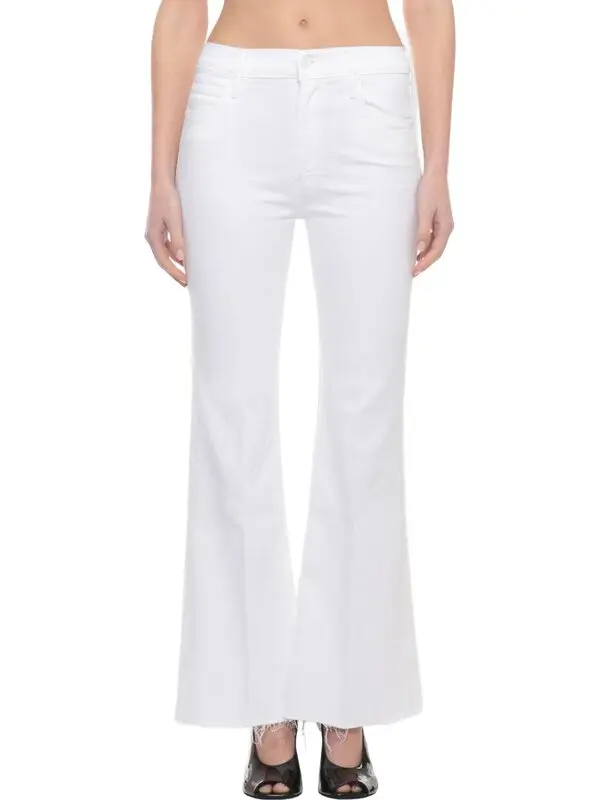 MOTHER Flare Jeans - White