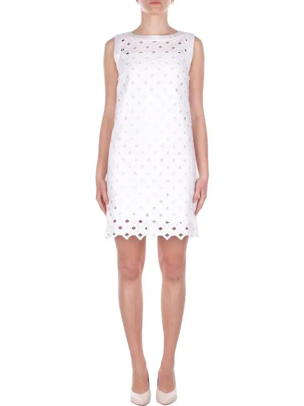 Max Mara Sleeveless Dress - White