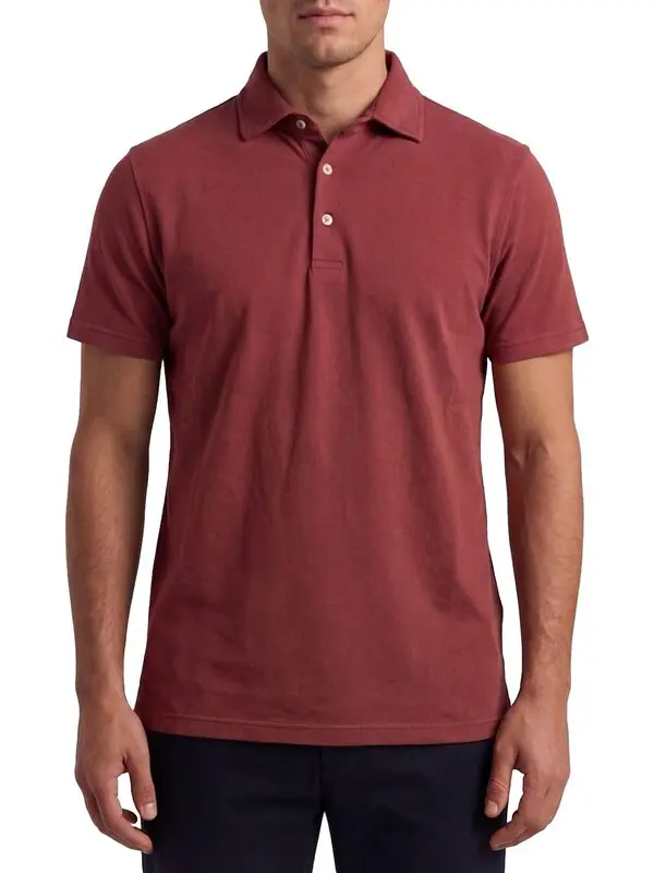 Fedeli Polo Shirt - Cherry