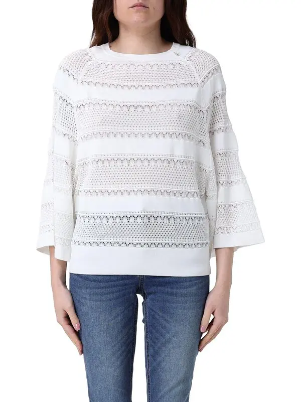 Liu Jo Pullover Sweater - White