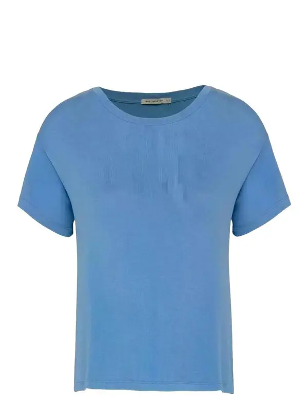 LENNY NIEMEYER Quadri Tricot T-shirt - Blue