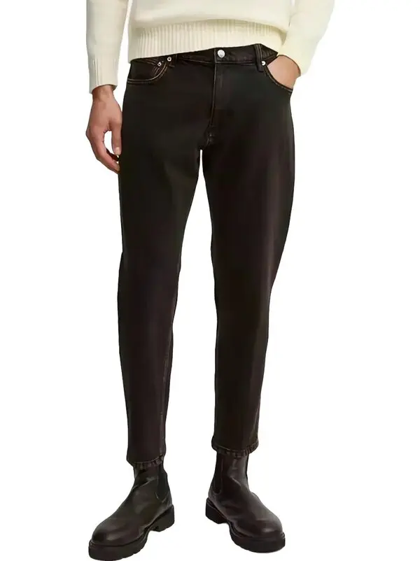 Sisley Five-pocket Tapered Jeans - Black