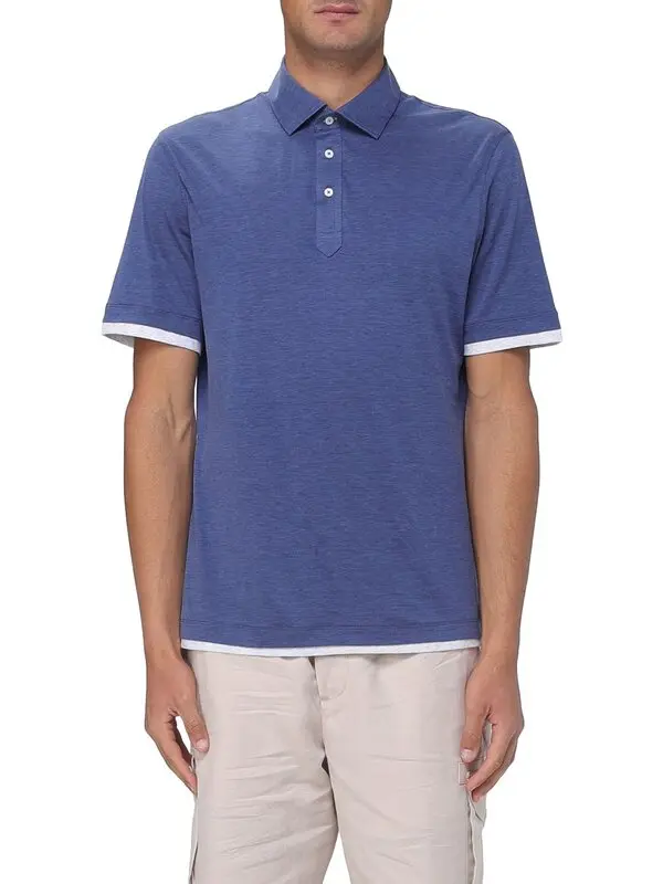 Brunello Cucinelli Polo Shirt - Blue