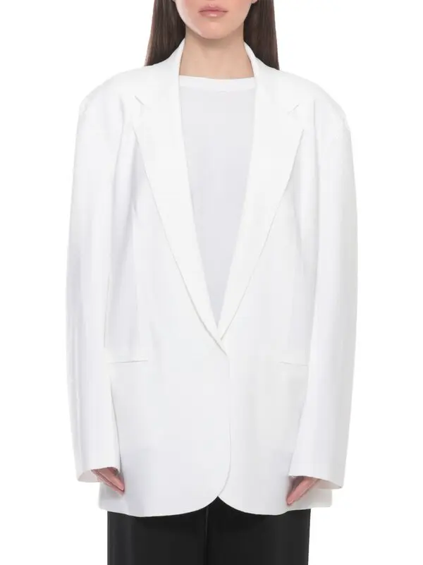 Norma Kamali Tailored Jacket - White