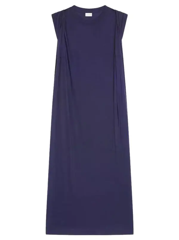 Dries Van Noten T-shirt Maxi Dress - Purple