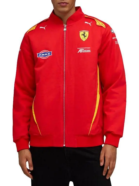 PUMA Cotton Jacket - Puma Red