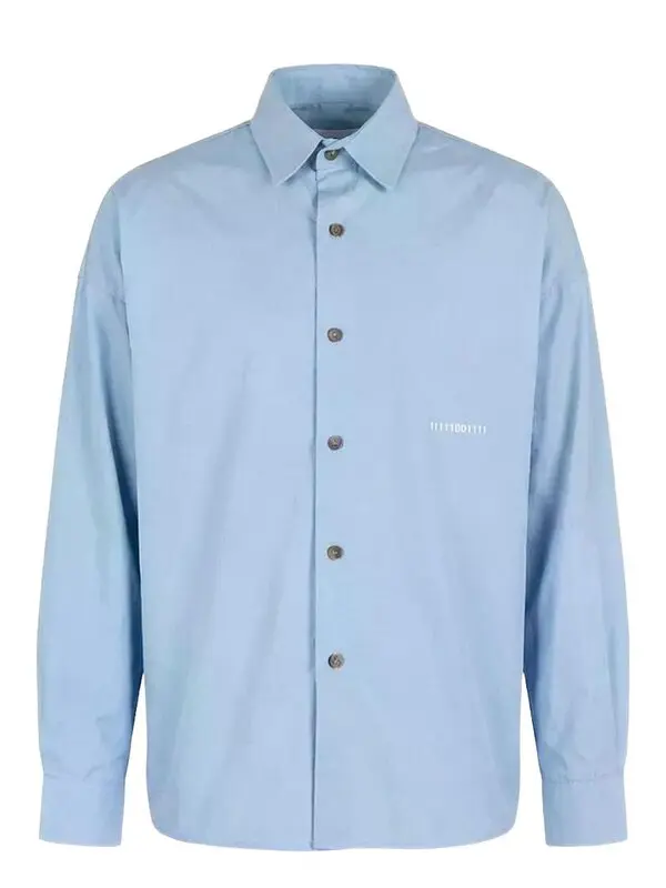 SOCIETE ANONYME Buttoned Oversized Shirt - Blue